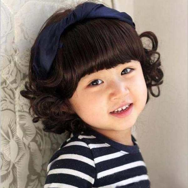 rambut palsu perempuan rambut palsu 假發片 Rambut palsu kanak-kanak ...