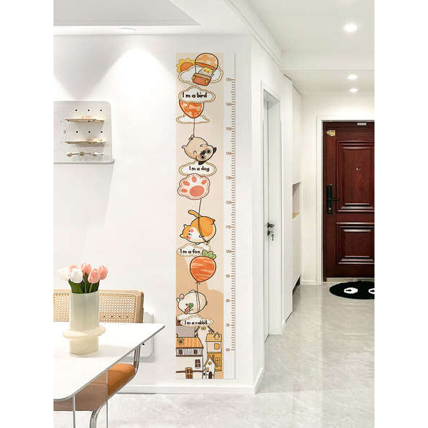 Baby Height Measurement Sticker Pelekat dinding pengukuran ketinggian ...