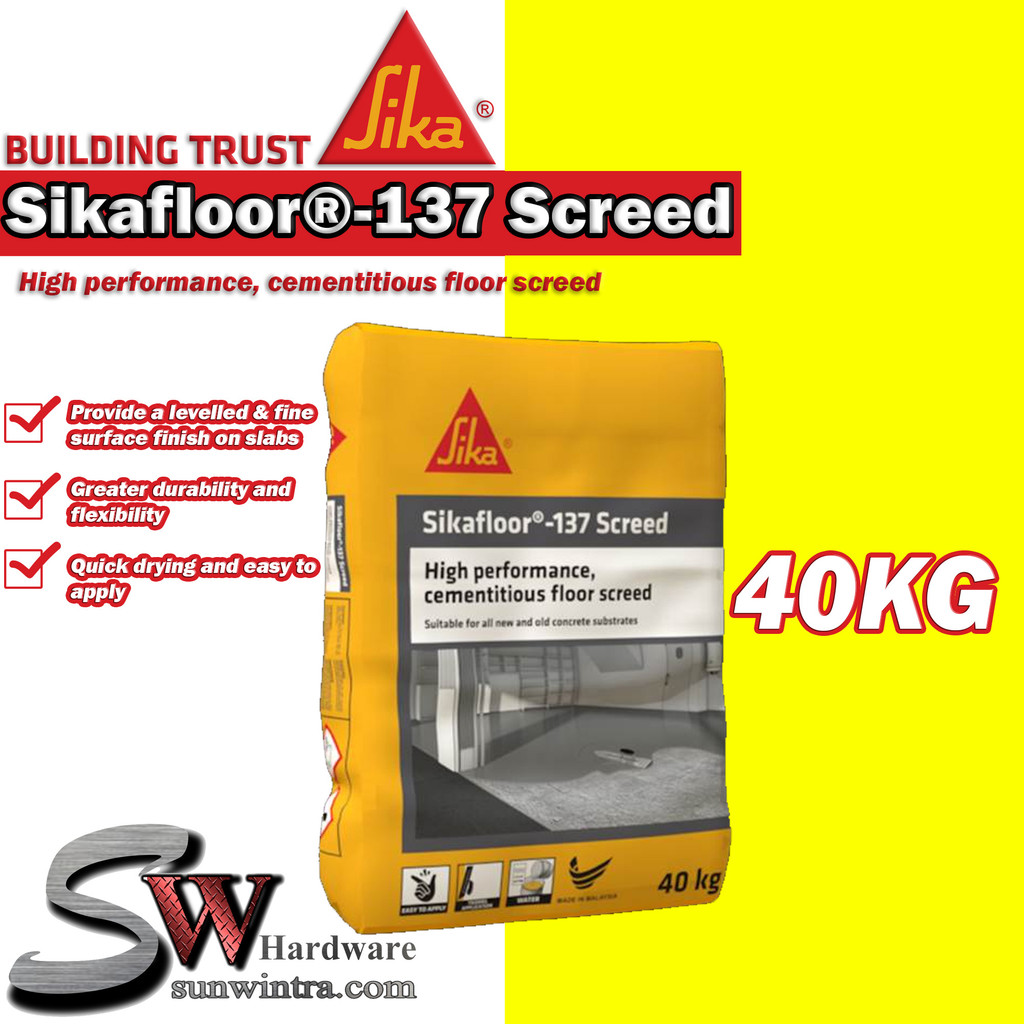 SIKA Sikafloor®-137 Screed 40KG High performance, cementitious floor ...