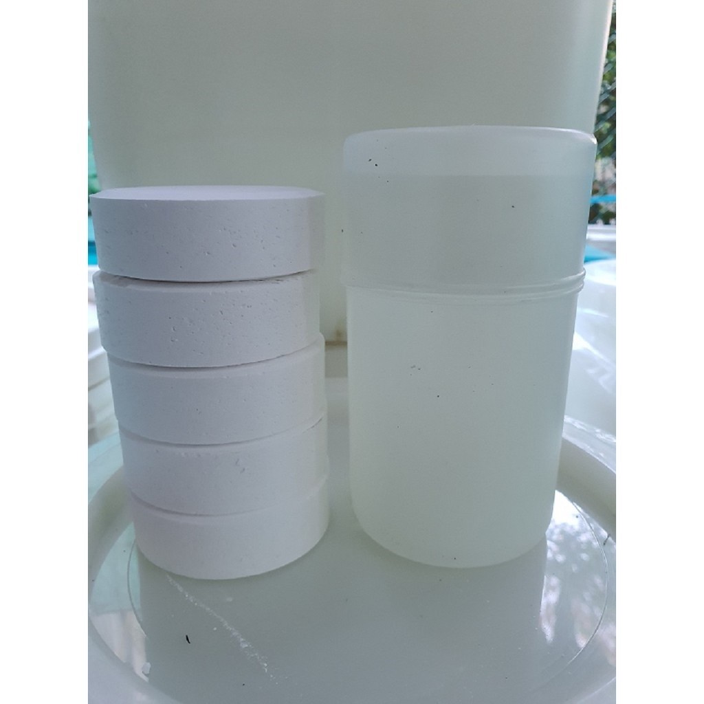 [1KG] Chlorine tablet / Klorin (5 Tablet) Tablet TCCA 90% for Swimming ...
