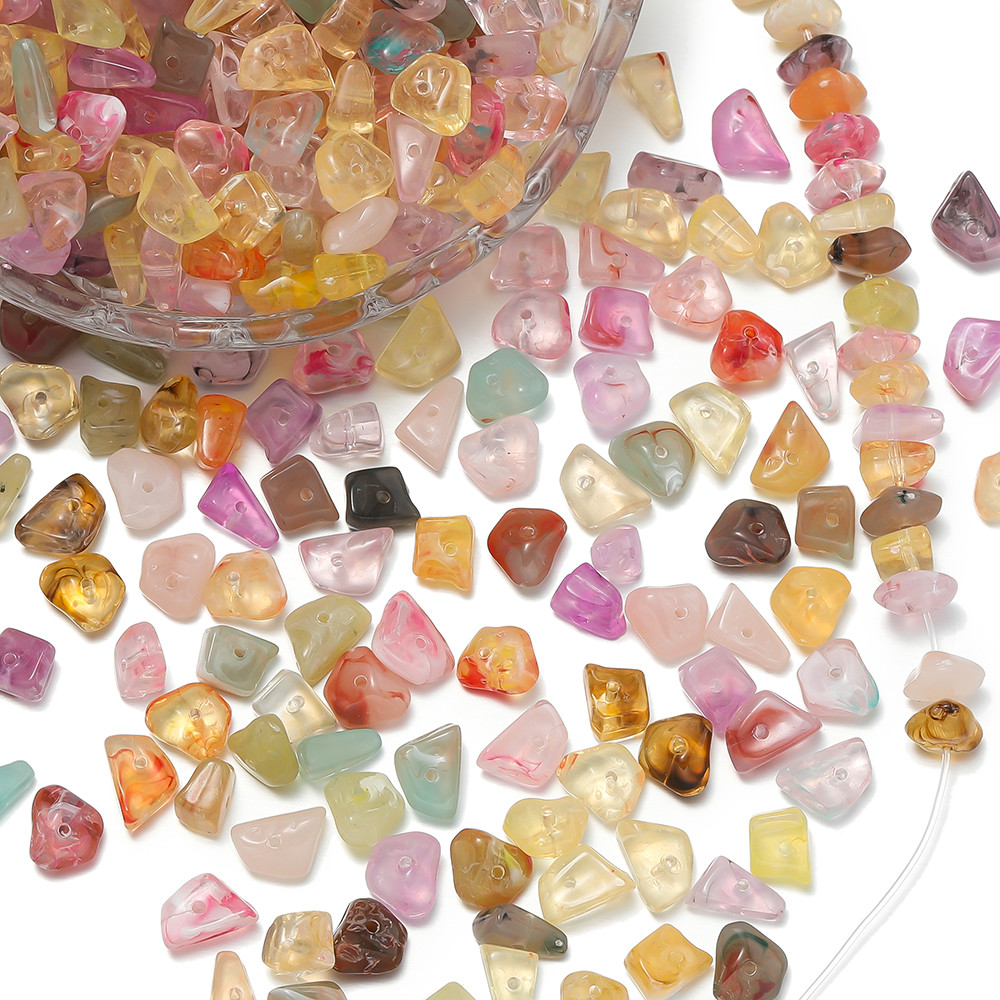 St. kunkka 6-11mm Acrylic Imitation Stone Beads 10g Large Shaped Beads ...