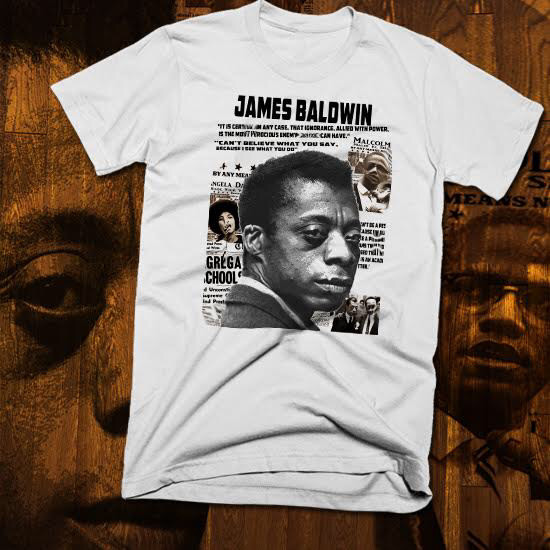 James Baldwin T-Shirt History Month African Civil Rights Activist ...