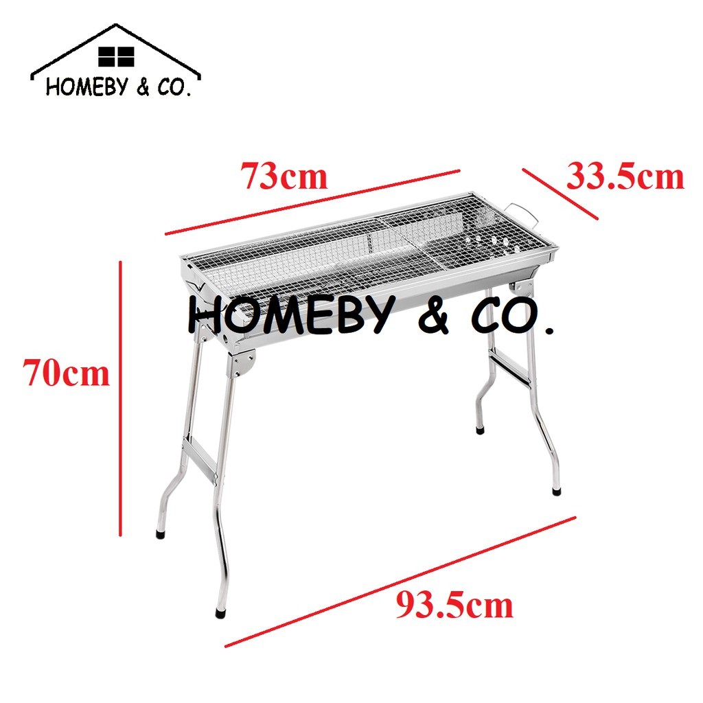 Stainless Steel BBQ Foldable BBQ Grill Charcoal Roast Barbecue Pan ...