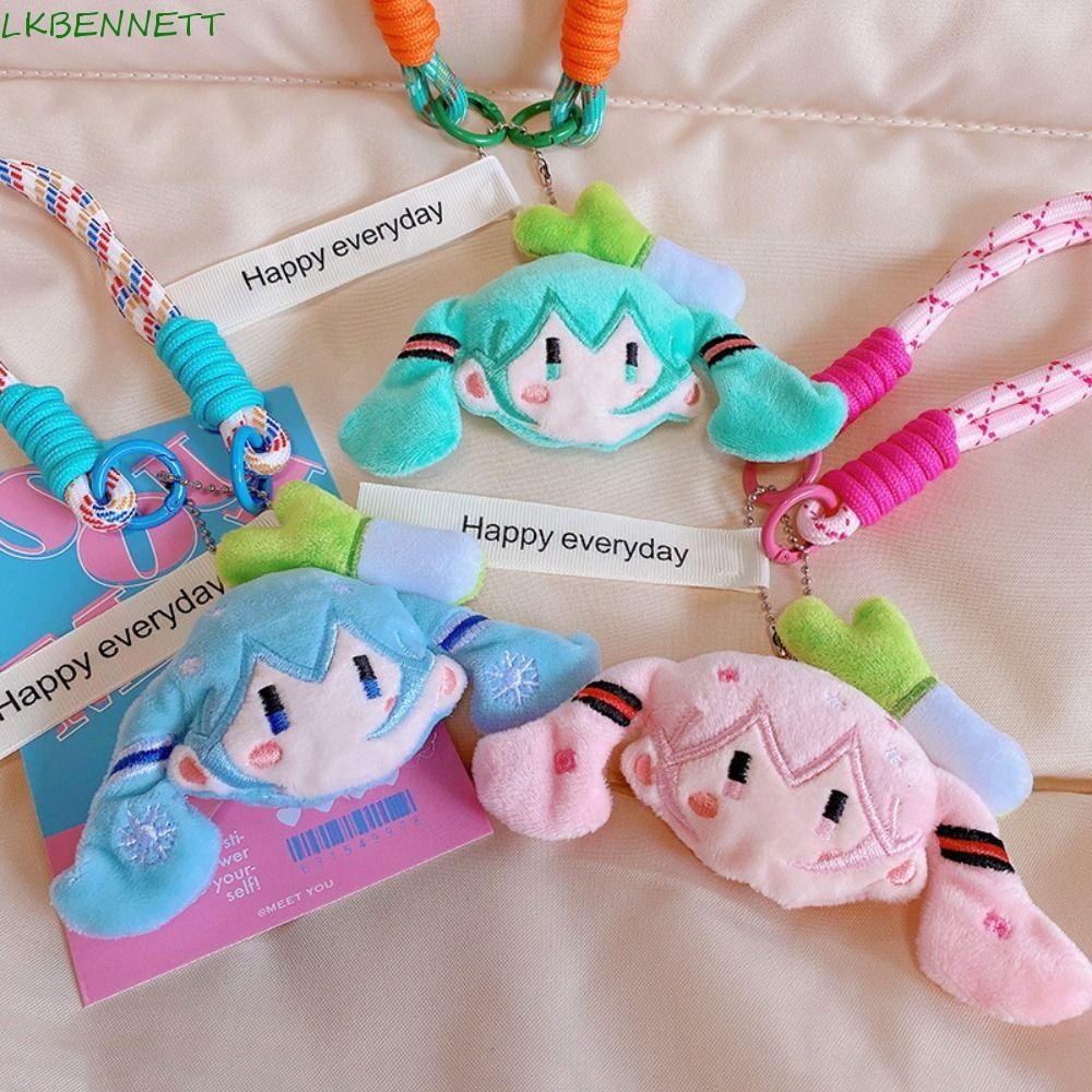 LKBENNETT Anime Dolls Wrist Rope, Cute Candy Color Hatsune Miku Plush ...