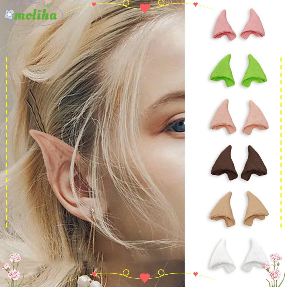 MOLIHA Elven Ears Props, Party Decoration Supplies Dress Up Halloween ...