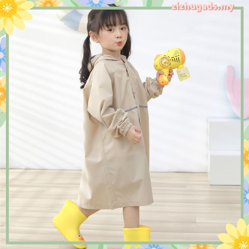 Children Rain Coats Breathable Rainwear Solid Kids Poncho Girls Raincoats Toddler Waterpoof Rain ...