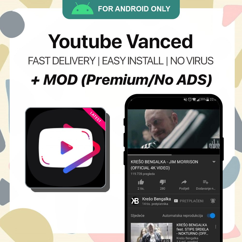 UTB Vanced MOD: No Ads, Background Playing | 100% working or refund ⚡ Lifetime Premium ⚡ Android ...