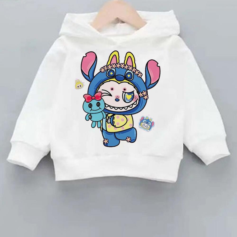 LA bubu hoodies wokids y2k aesthetic sweat y2k anime Hood sweatshirts ...
