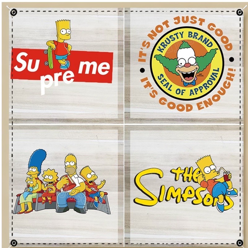 UV91 The Simpsons Ironing Patches Washable Clothes DIY Decoration ...