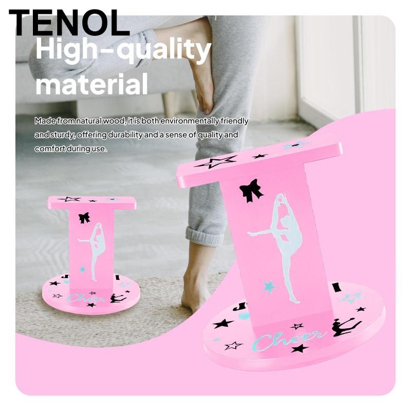TENOL Wooden Cheer Flyer Stand Gift Workout Home Cheer Stunting Balance ...