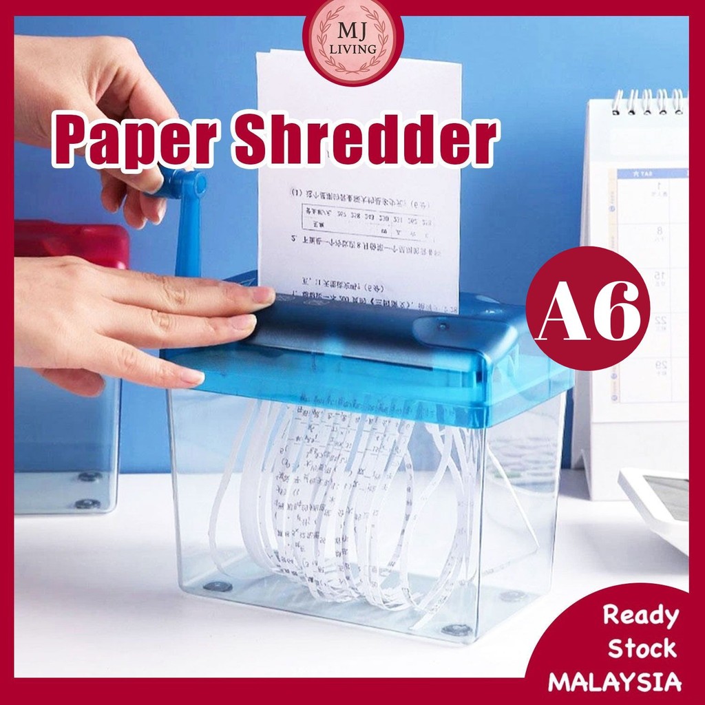 A6 Paper Cutter Manual Operator Hand Shredder Documents Lightweight ...