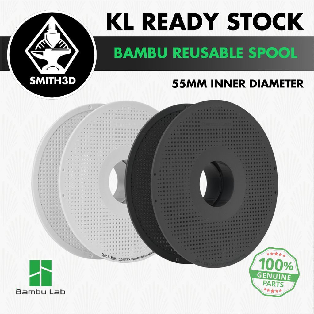 Bambu Lab Reusable Spool 55MM ID, Bambu Lab Spool for Refillament High ...