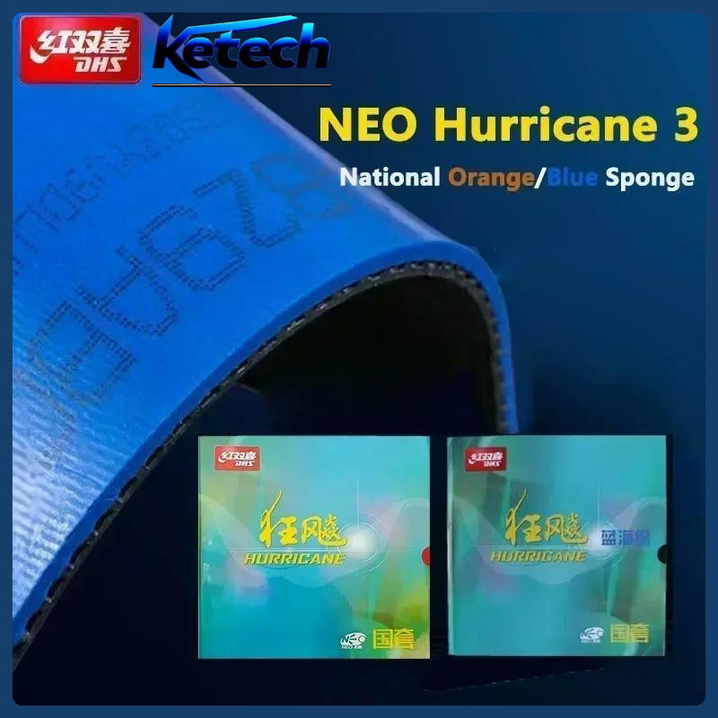 Original DHS NEO Hurricane 3 National Table Tennis Rubber Professional ...