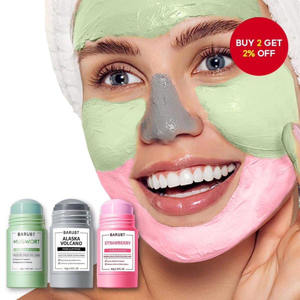 Combined facial cleaning mud membrane rod 40g - solid cleaning mud ...