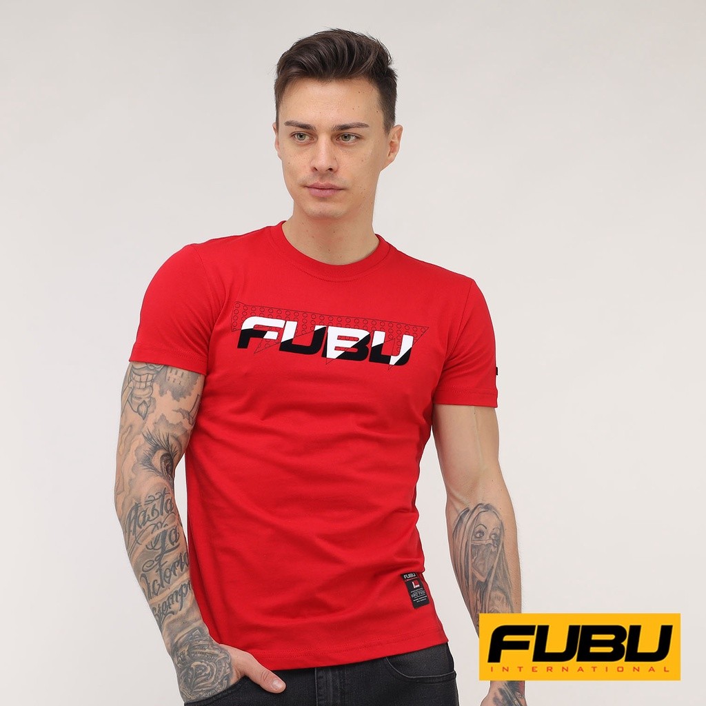 Fubu Round Neck Muscle Fit FBT01B-2928 (Red) | Shopee Malaysia
