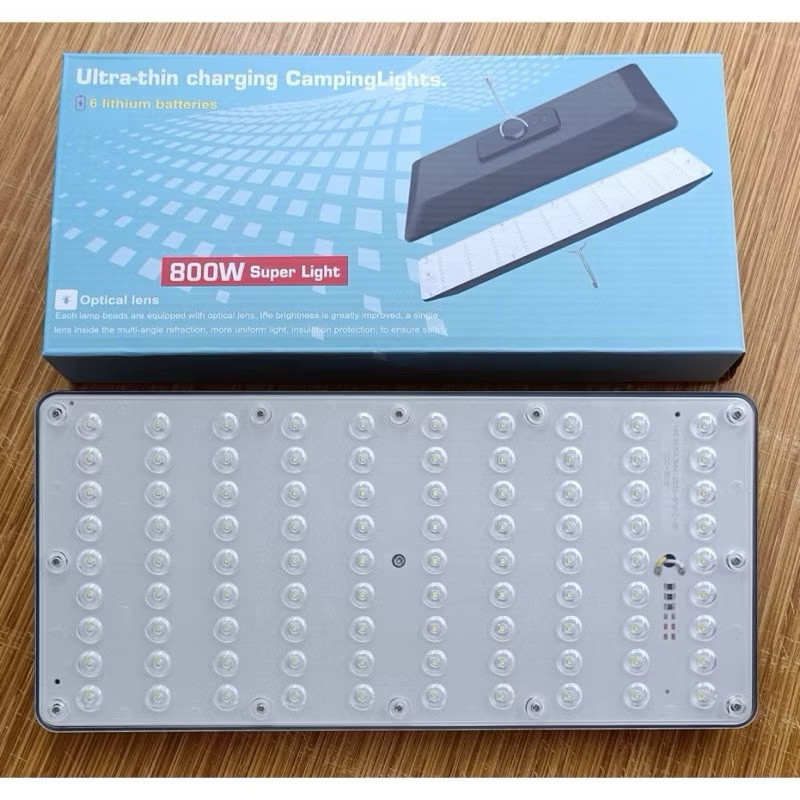 ORIGINAL LED LIGHT 800 watt BUILT IN 6 LITHIUM BATTERIES CAMPING LED ...
