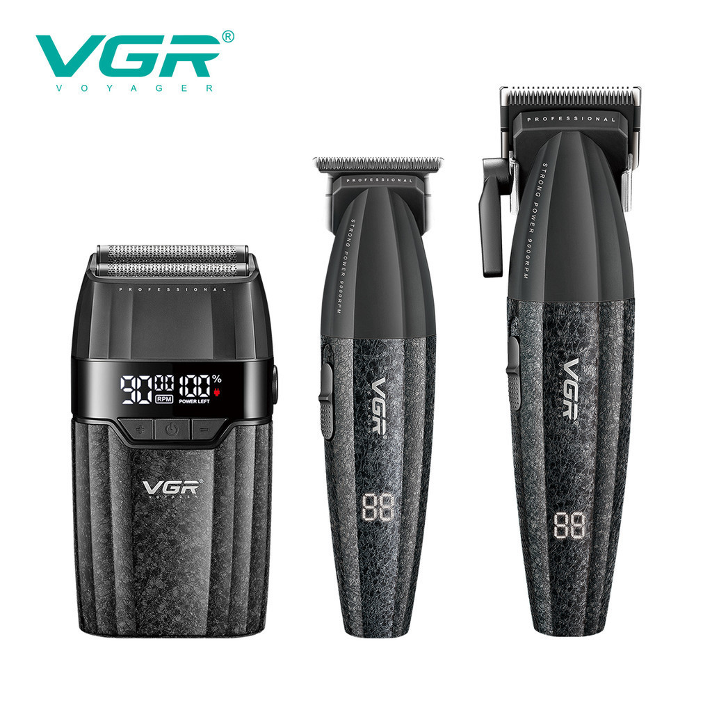 VGR-V-640 S Professional hair clipper Adjustable rechargeable electric ...