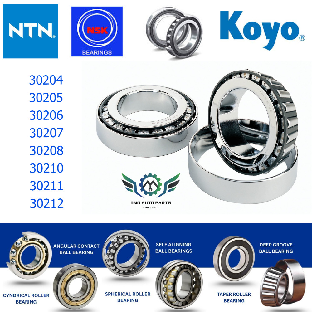 NTN | NSK | KOYO | TAPERED ROLLER BEARING 30204/30205/30206/30207/30208 ...