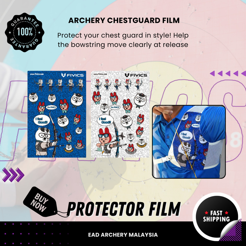 Fivics Archery Chest Guard Protector Film / Memanah / Sport / EAD ...