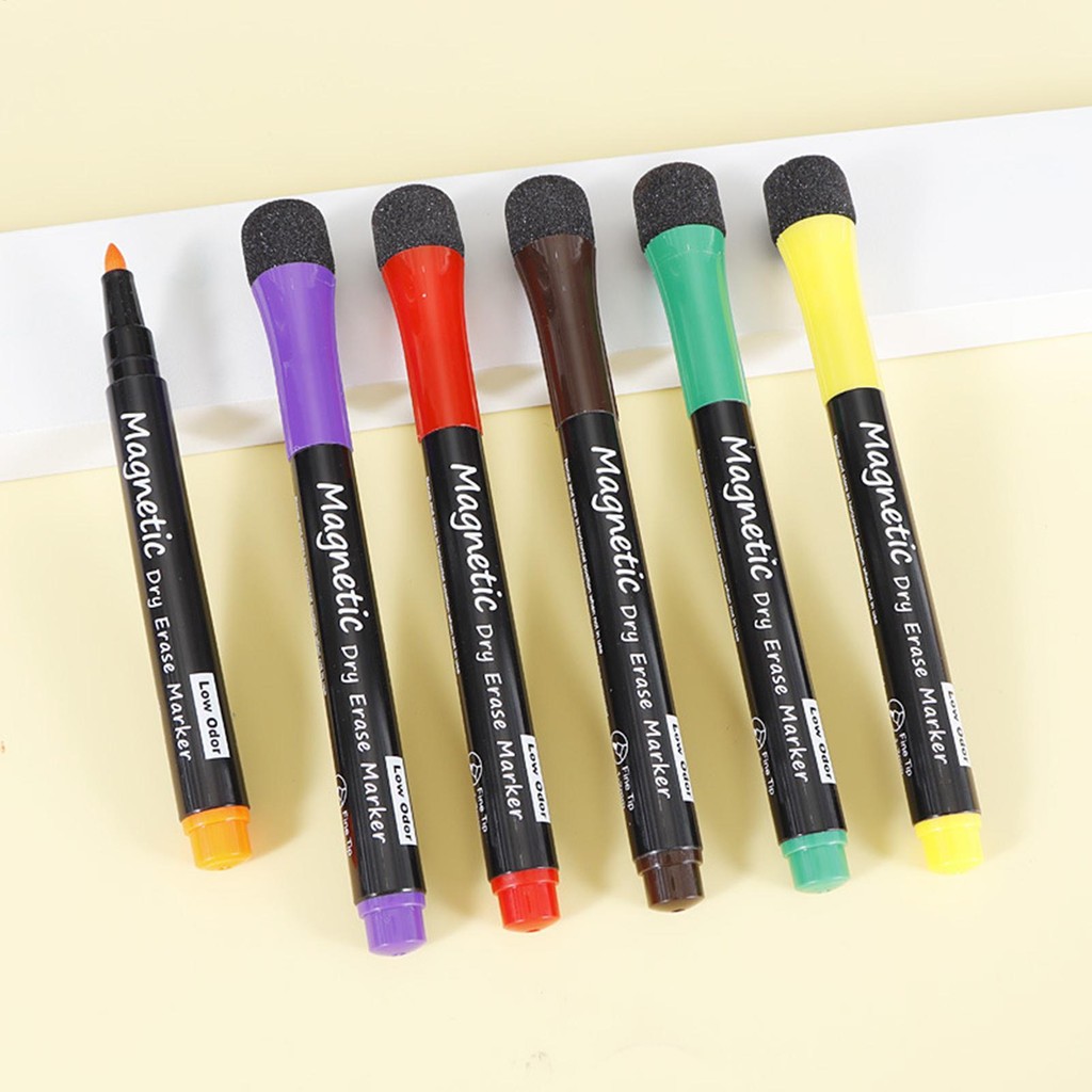 Magnetic Dry Erase Markers Magnetic Whiteboard Markers | 12X Magnetic ...