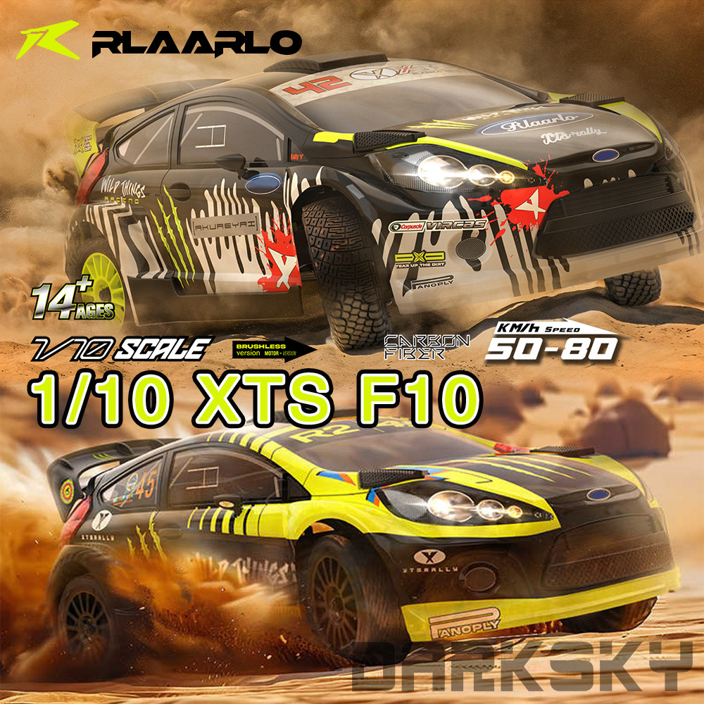 Rlaarlo XTS-F10 Brushless RC Rally Racing 1/10 Electric Remote Control ...