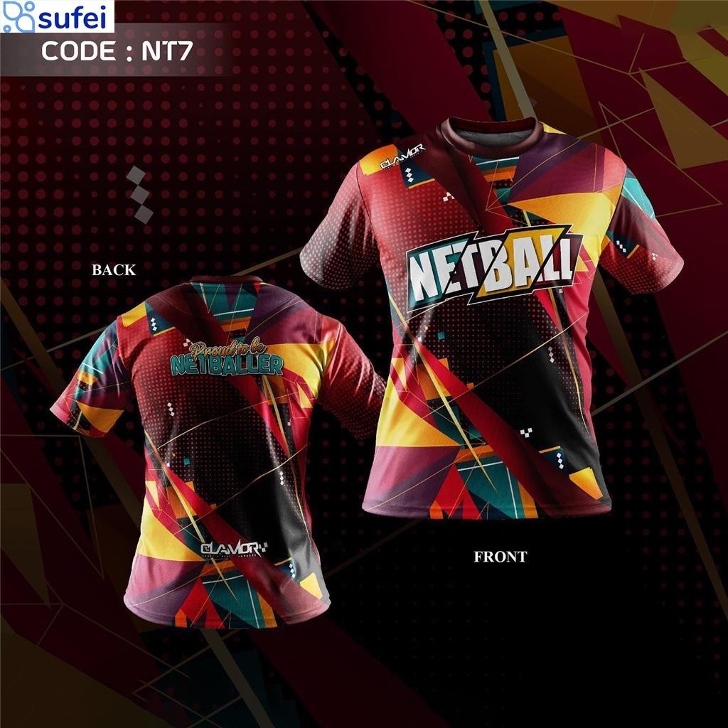 (READY STOCK) 2024 New! Jersey Design baju lelaki Baju Jersey netball ...