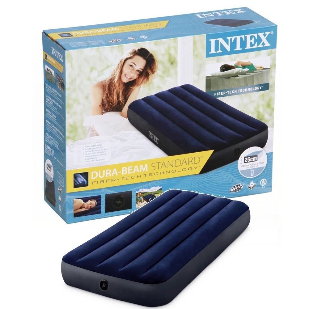 INTEX 64756 Inflatable Bed Air Mattress Camping Beds Air Bed ...