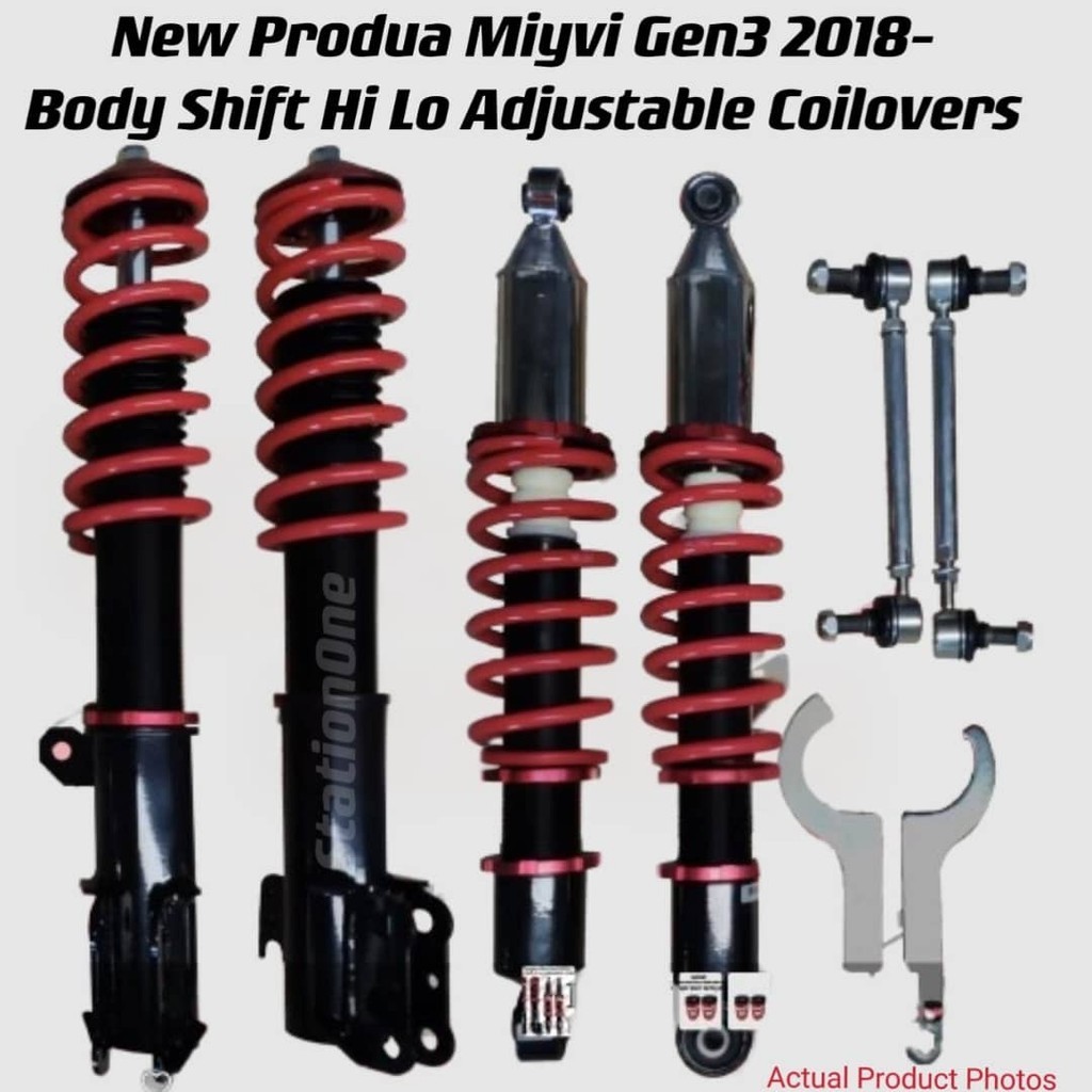 Perodua New Myvi (2018-2024) MG3 Adjustable Absorber Hi-Lo Body Shift ...