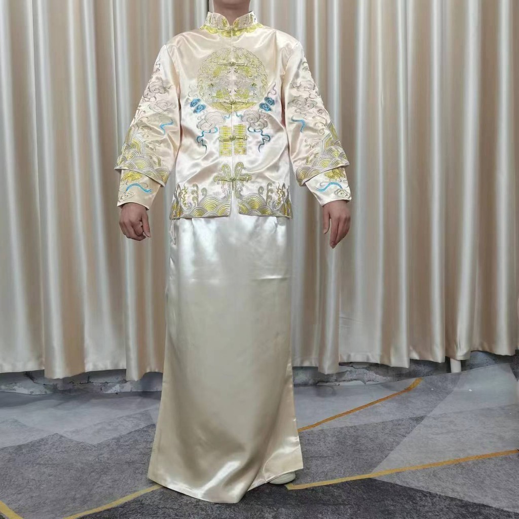 Xiuhe Clothing Men's Clothing 2024 Spring Chinese Style Wedding Plus ...