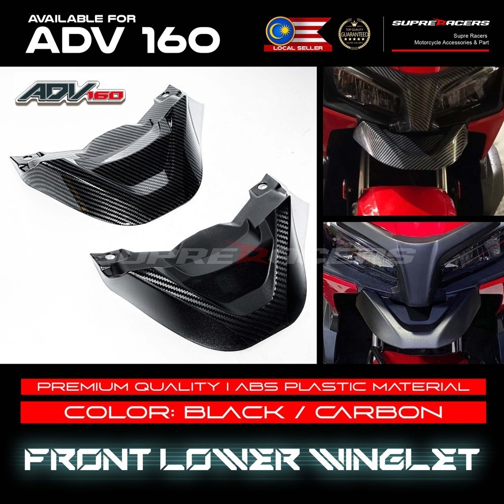 ADV 160 Front Lower Winglet I Front Fairing Cover ABS I HI-Q ABS ...