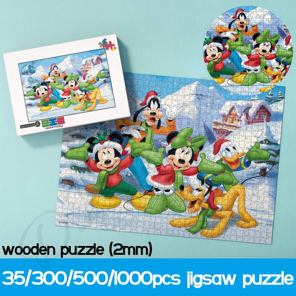 Disney Puzzles for Kids Mickey Minnie Donald Duck Goofy and Pluto 35 ...