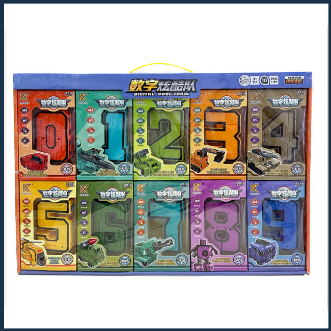 [LU] Deformation Robot Building Blocks For Kids Number Robots ...