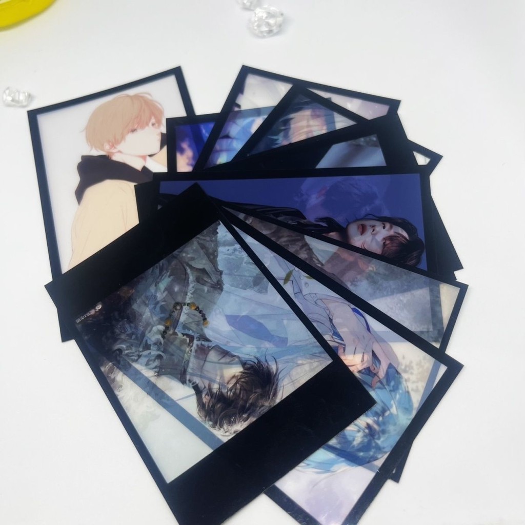 Light and shadow film flow through card semi transparent film flow ...