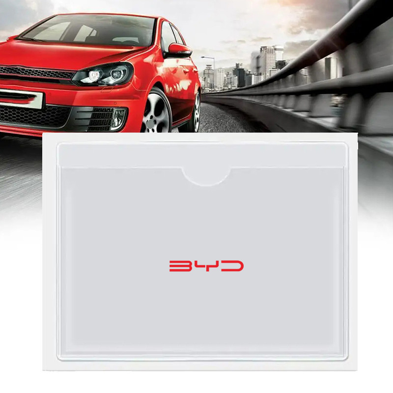 [Ready Stock] 2pcs/set 12x9cm BYD Logo Self-Adhesive Transparent Label ...