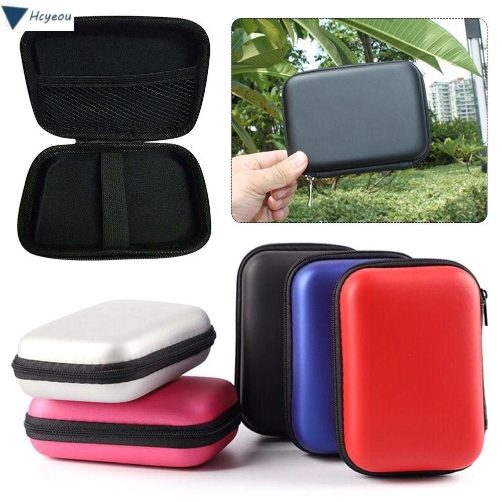 HCYEOU Hard Drive Disk Portable Memory Card Pouch Carry 2.5" External ...