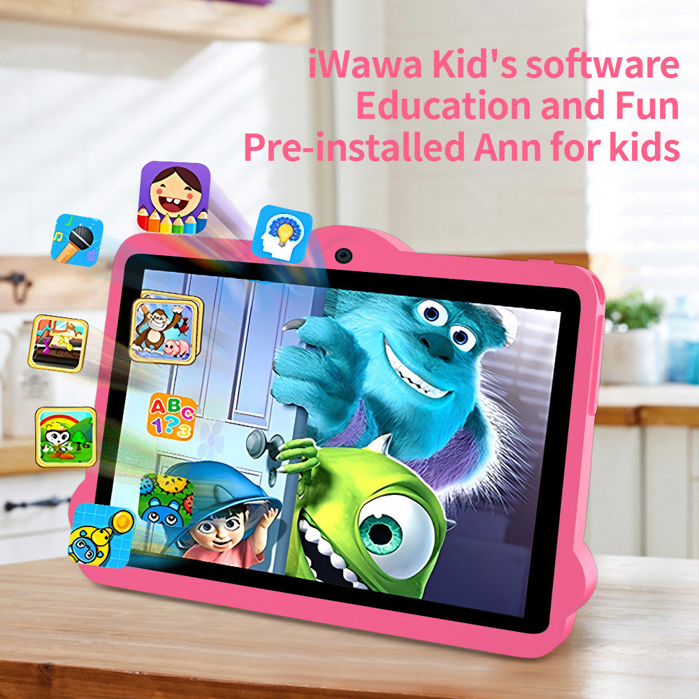 Tablet kanak-kanak 7-inci mesin pembelajaran pintar Android Tablet ...