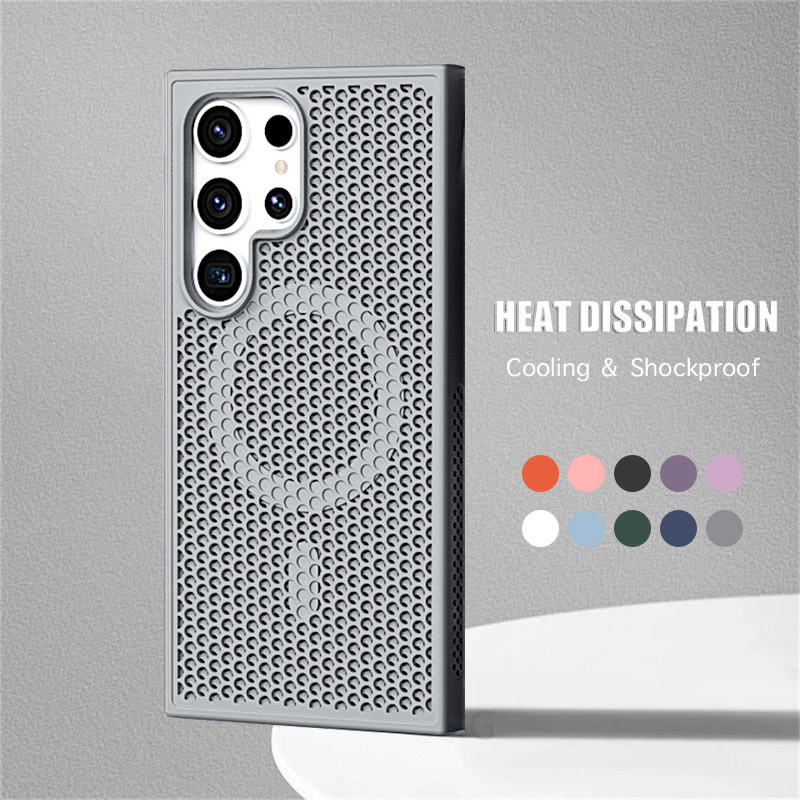 Case For Samsung S25 Ultra S24 Plus S24 Ultra Luxury Matte Heat ...