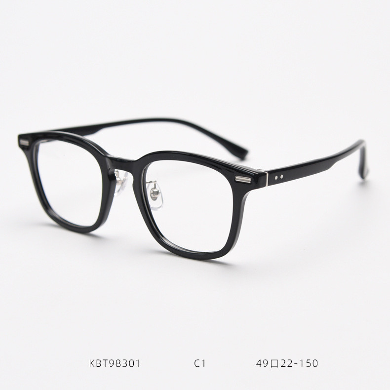 Simple Acetate Glasses Frame TR90 Korean Spectacles Men Women Square ...