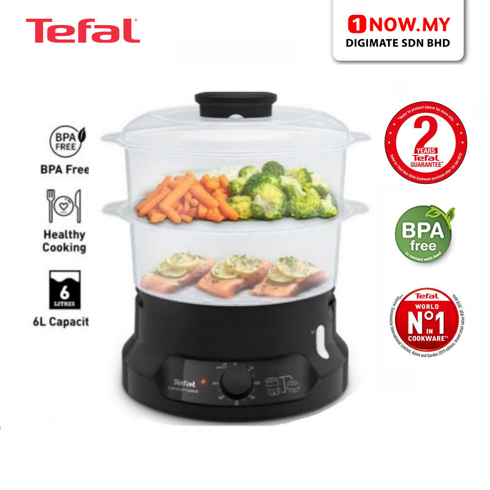 TEFAL 6L Minicompact Food Steamer VC139865 | Pengukus Makanan 蒸笼 ...