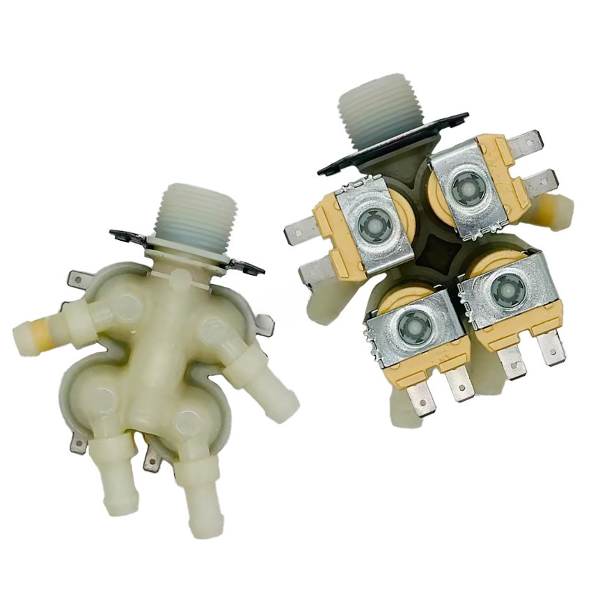 LG, Samsung Washing Machine 4 Way Water Inlet Valve Assembly For Front ...