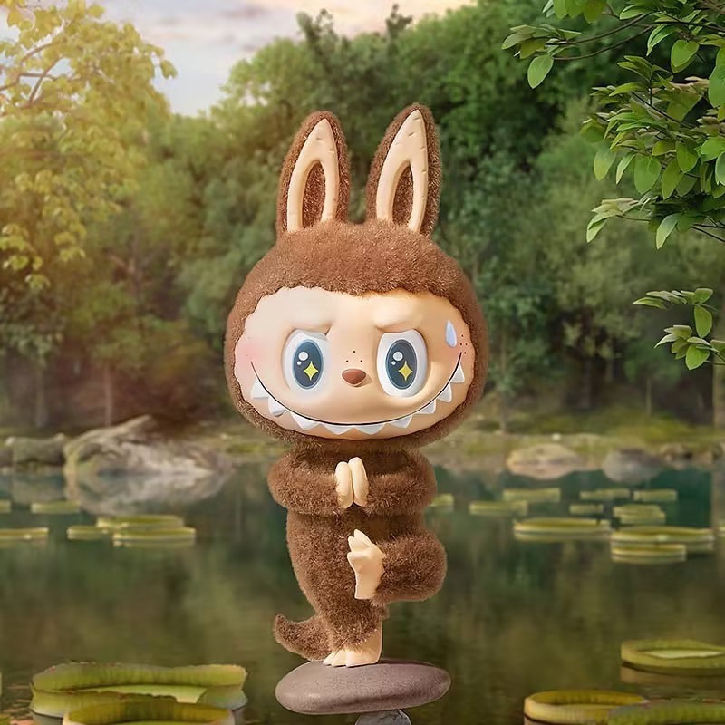 Pop MART THE MONSTERS Mystery Box Labubu Gift Lazy Yoga Random Blind ...