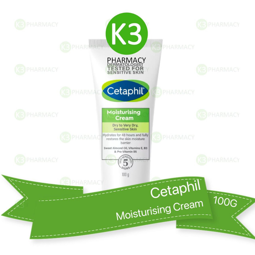 Cetaphil Moisturizing Cream Face & Body (100g) | Shopee Malaysia