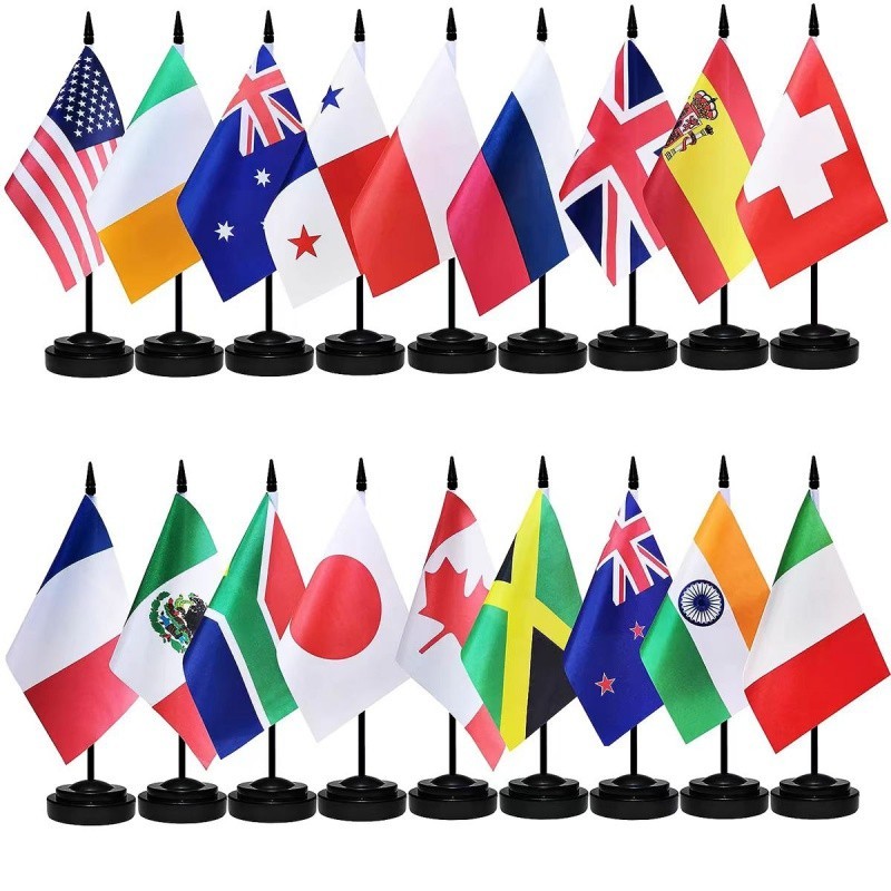 Bendera Malaysia Desktop Flag International Festival Decoration Table ...