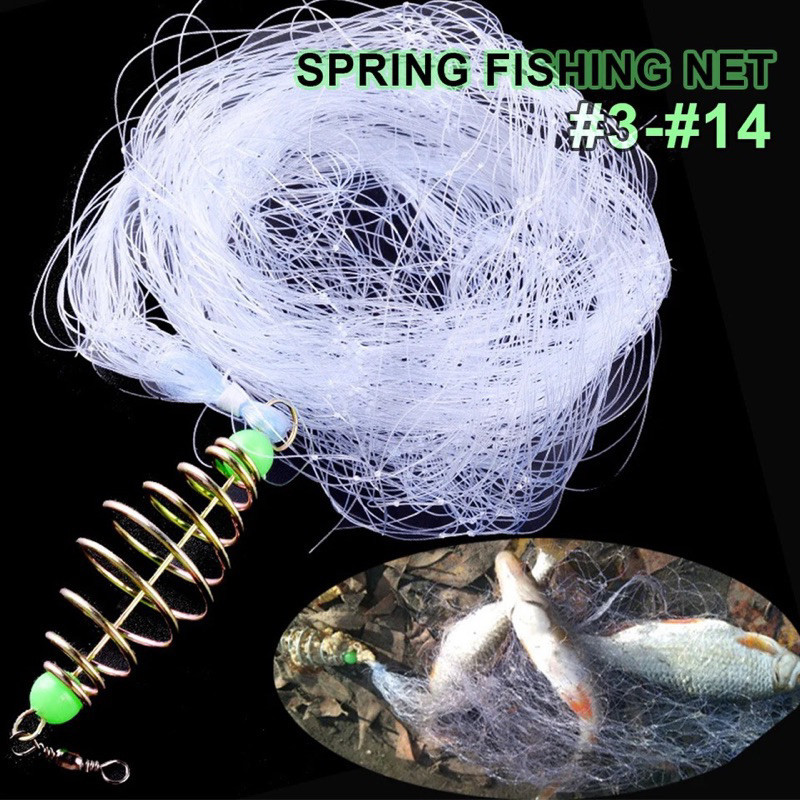 【KTE】 Bait Spring Bomb Net Bottom Fishing River Trap Jaring Perangkap ...