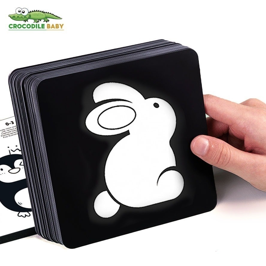 Baby flashard Sensory visual stimulation training cards Early learning ...