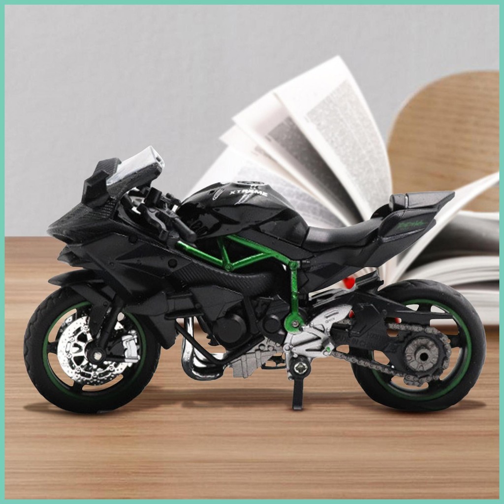 Motorcycle Figurine off Road Motorcycle Model Desk Decor 1/18 Scale Toy ...