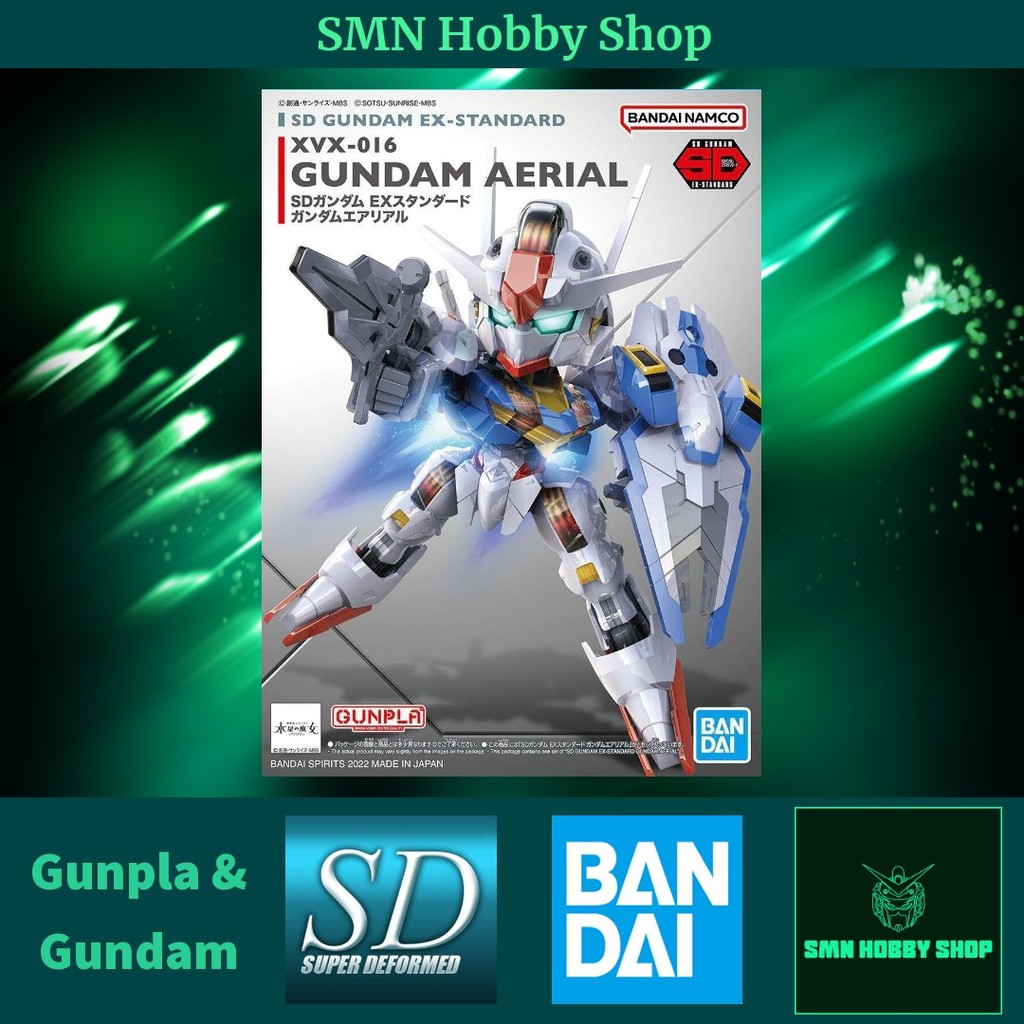 SDEX Super Deformed EX-Standard Gundam Aerial 019 Gunpla Toys Plastic ...