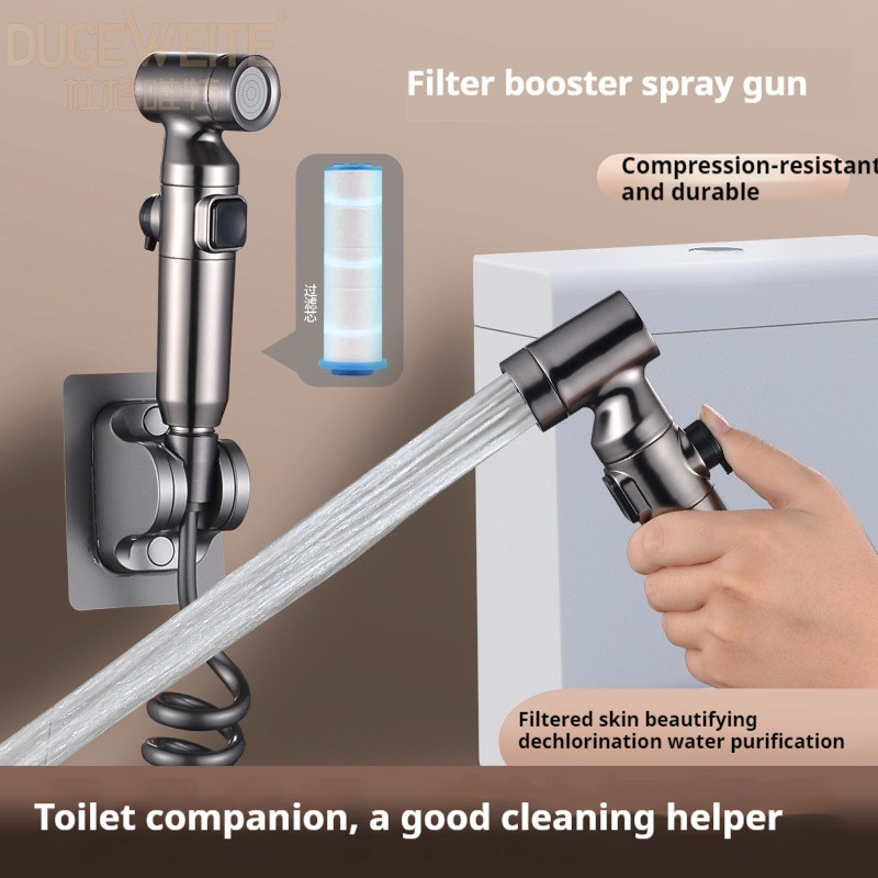 [Ready Stock] Bathroom Household Toilet Spray Gun Faucet Flushing ...