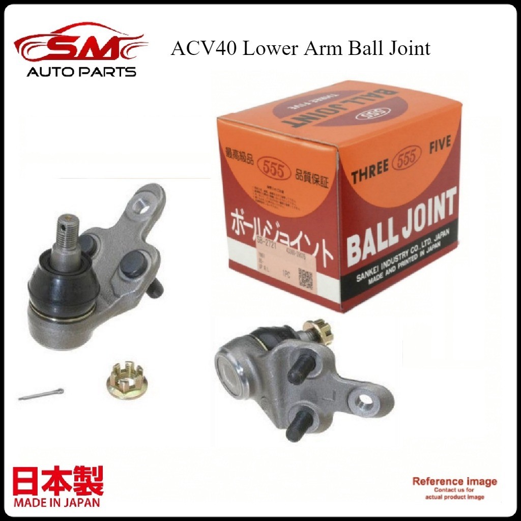 Toyota Camry ACV40 Lower Arm Ball Joint 1Set ( Sankei 555 ) | Shopee ...