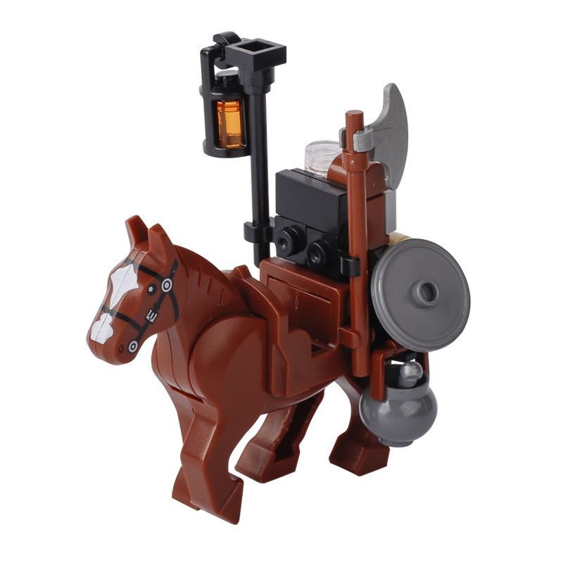 Moc Medieval Transport Animal Cow Carriage Carriage Load-bearing ...